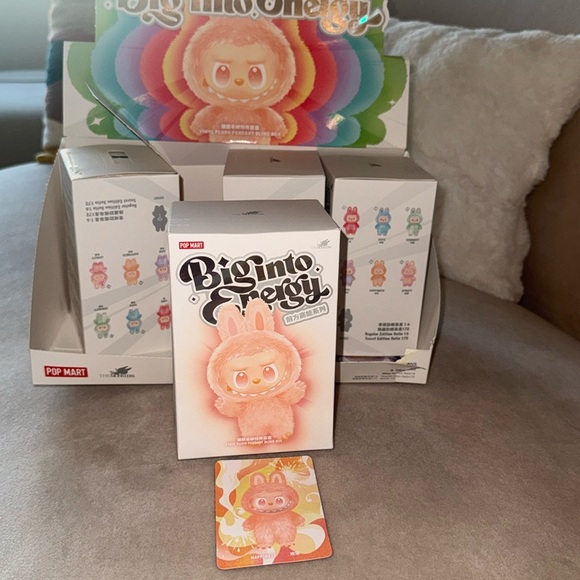 POP MART | Toys | Authentic Labubu Happiness Big Into Energy Series ...